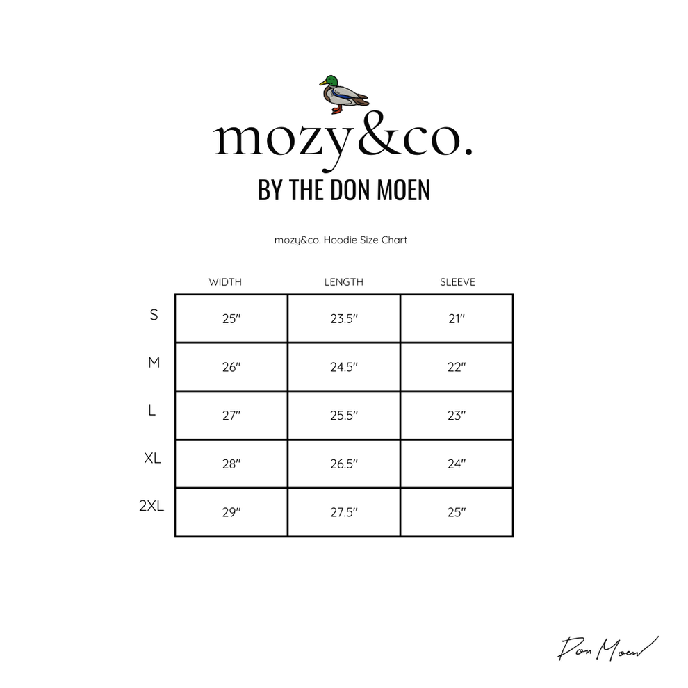 mozy&co. "Classic" Hoodie in Black